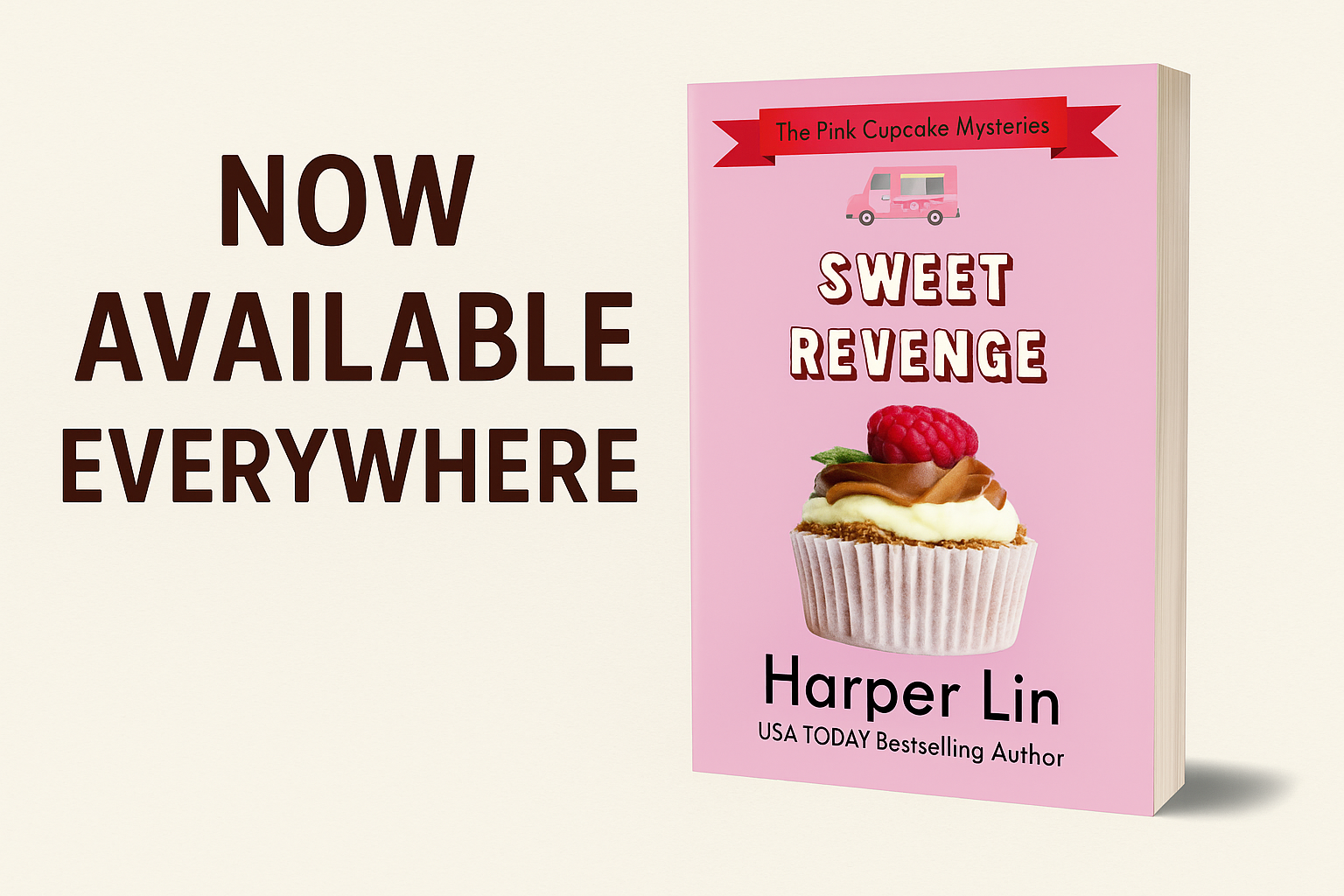 Book 11 of The Pink Cupcake Mysteries is Finally Out! - Harper Lin